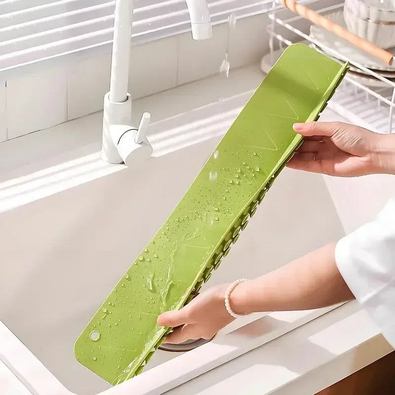 Silicone Sink Splash Guard with Strong Suction Cups – Water Barrier Fl ...